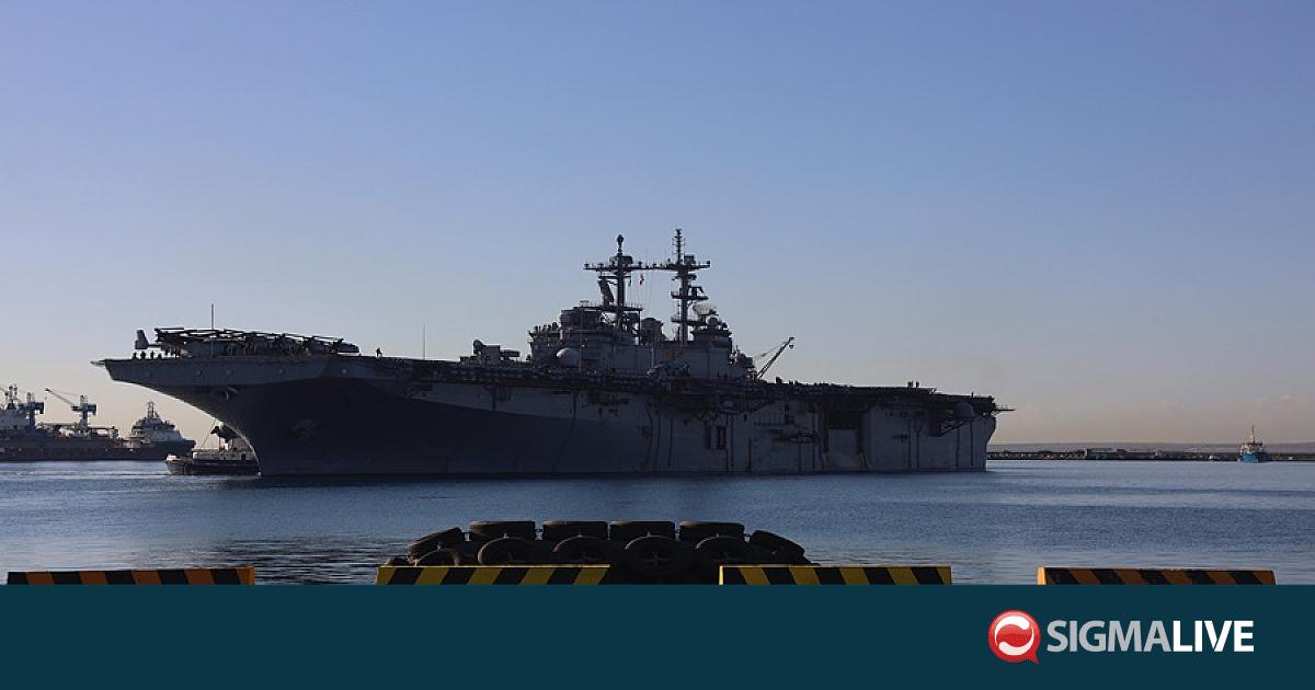 Επέστρεψε στη Λεμεσό το αμερικανικό πλοίο USS Wasp (pics) - Sigmalive