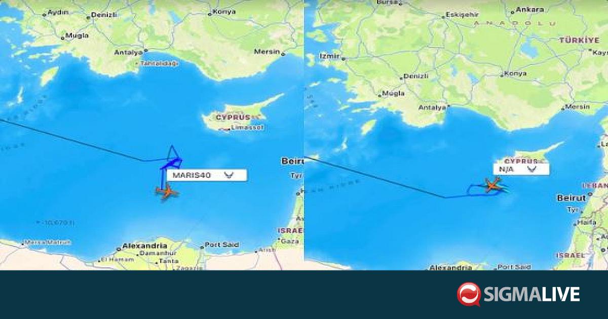 Αεροσκάφος έγκαιρης προειδοποίησης των ΗΠΑ πάνω από το FIR Κύπρου (ΧΑΡΤΗΣ) - Sigmalive
