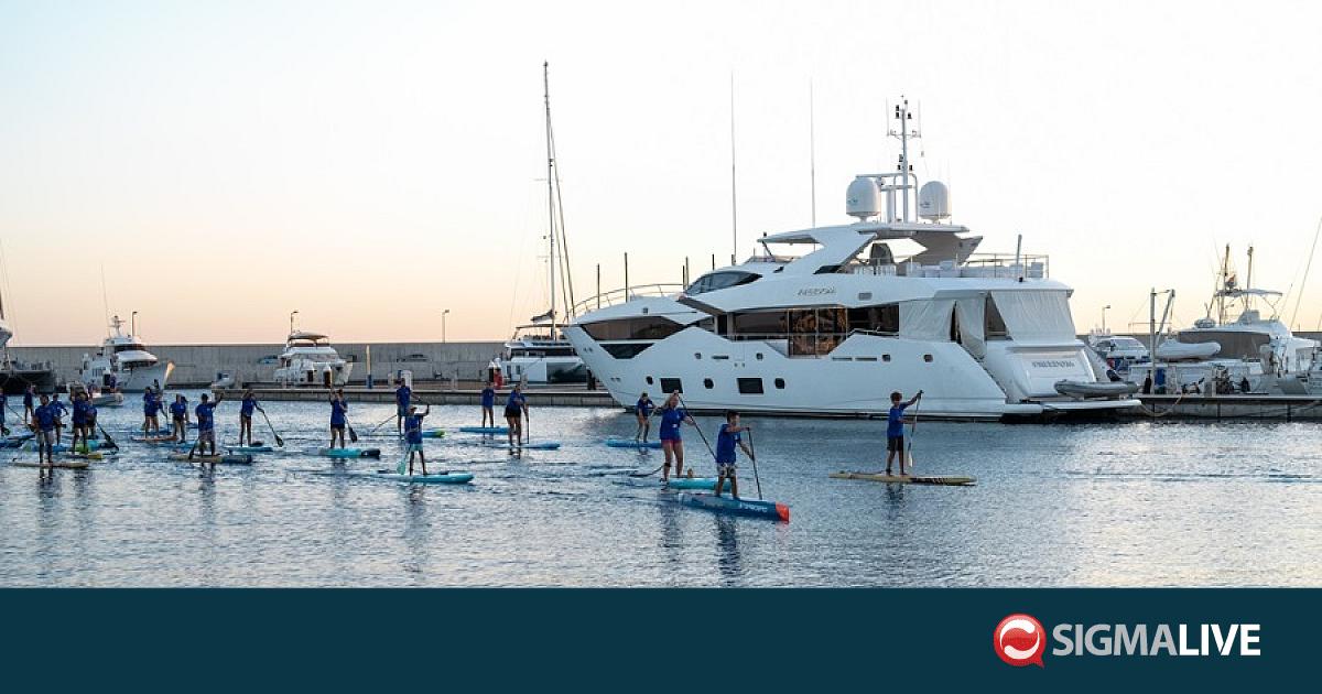 Ολοκληρώθηκε η κωπηλατική διαδρομή Paddle for Autism στη Μαρίνα Αγίας ...