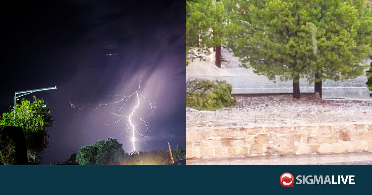 ΒΙΝΤΕΟ: Σε κλοιό έντονων καιρικών φαινομένων η Κύπρος - Sigmalive