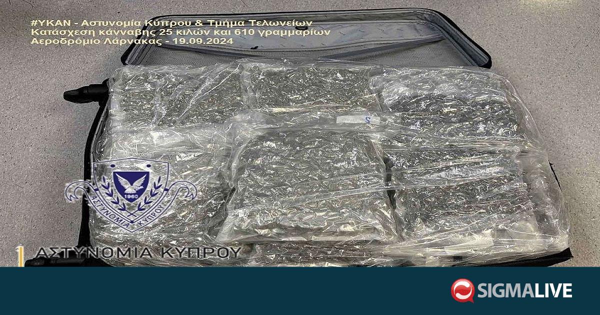 Στη φυλακή για 13 χρόνια 23χρονος για εισαγωγή 25 κιλών κάνναβης - Sigmalive