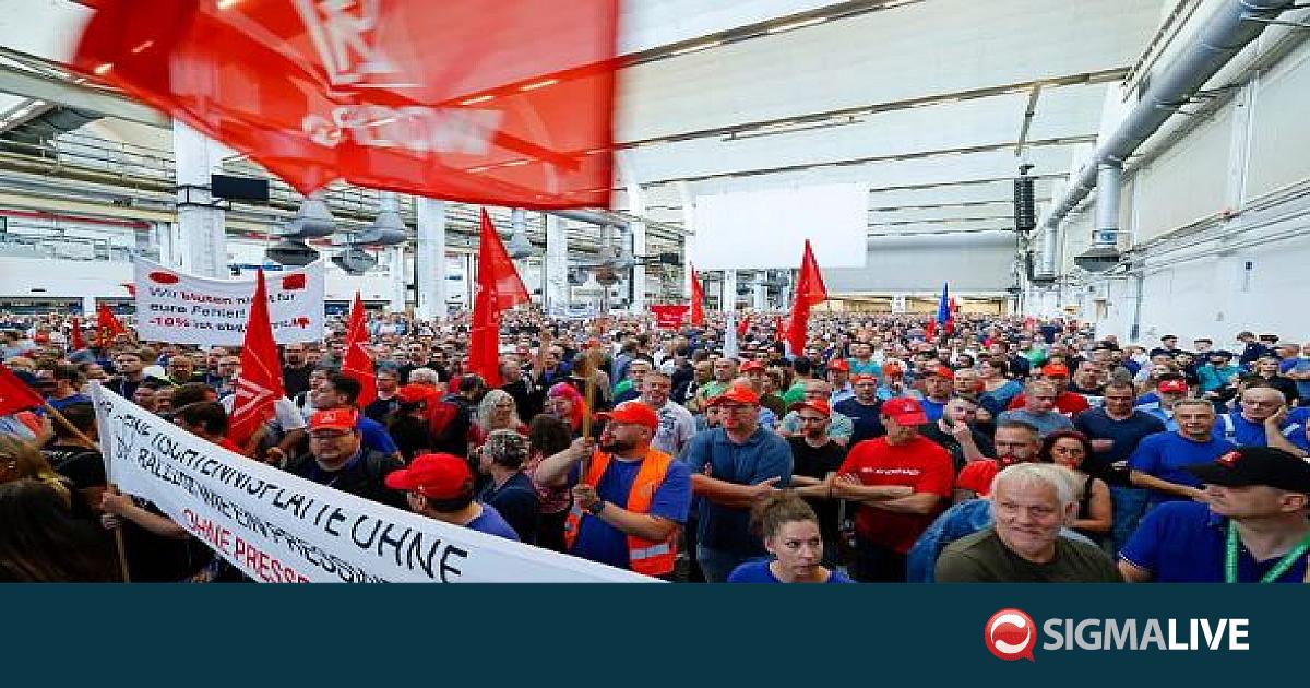 Γερμανία: Απεργίες στα εργοστάσια της Volkswagen - H κινεζική «απειλή» - Sigmalive