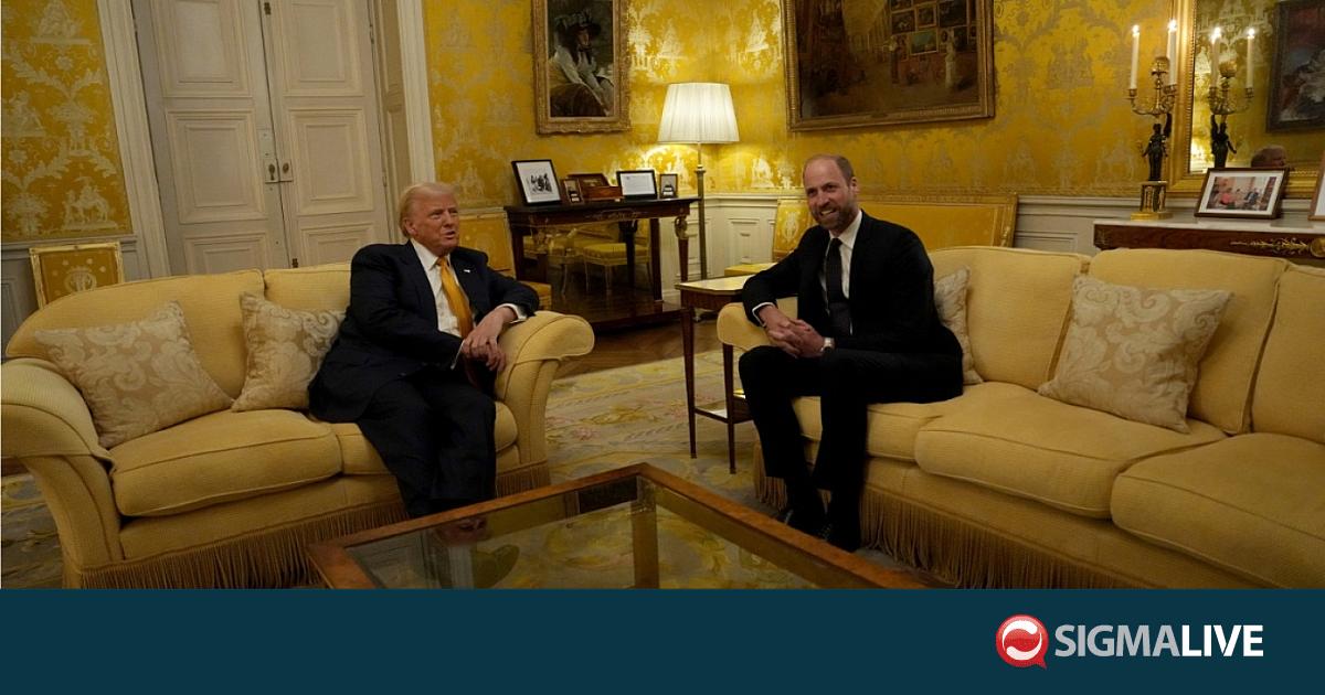 Παρίσι:Ο Τραμπ συναντήθηκε με τον πρίγκιπα Γουίλιαμ: Κάνεις φανταστική δουλειά - Sigmalive