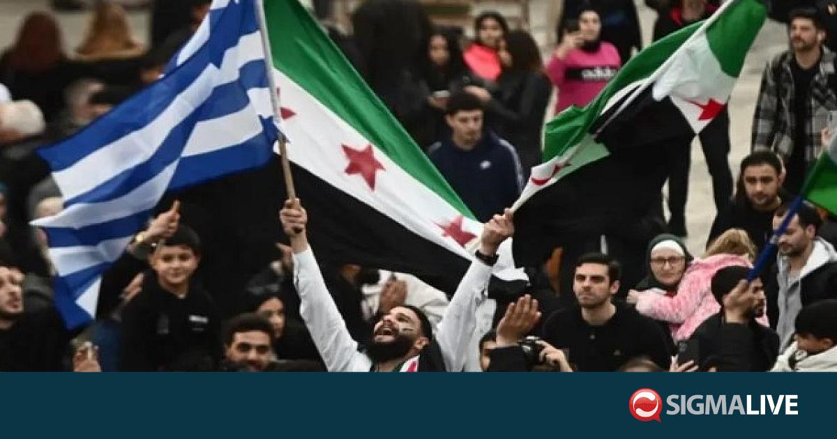 Την ανατροπή του Αλ 'Ασαντ χαιρέτησαν Σύροι πρόσφυγες που ζουν στα ...