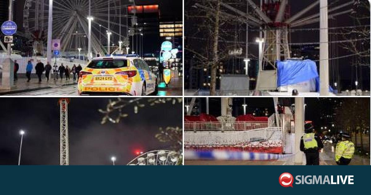 Τρόμος σε λούνα παρκ στο Μπέρμιγχαμ: Αποκολλήθηκε κατασκευή σε ύψος 55 μέτρων - Sigmalive