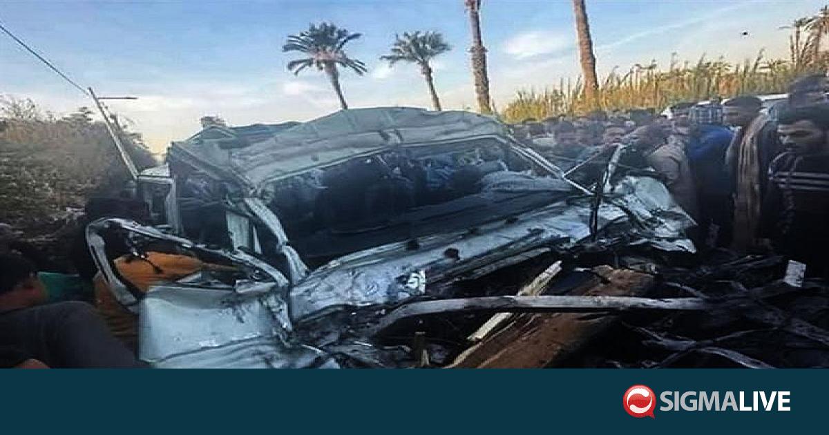 Αίγυπτος: Τραγωδία με 13 νεκρούς μετά από σύγκρουση βαν και φορτηγού ...