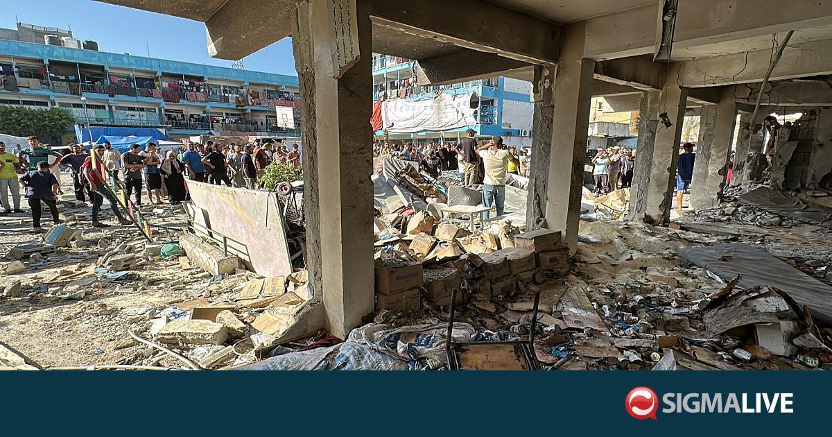 Το Ισραήλ βομβάρδισε σχολεία με εκτοπισμένους στη Γάζα-Τουλάχιστον 32 νεκροί - Sigmalive