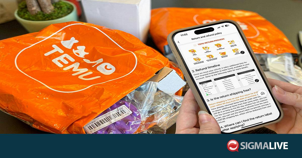 Ο ιδιοκτήτης του Temu διέταξε αναθεώρηση πολιτικής «μόνο επιστροφή χρημάτων» - Sigmalive