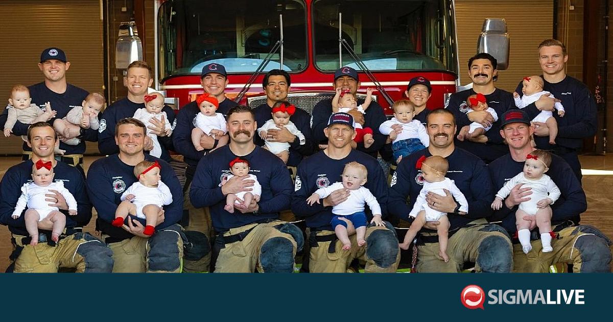 ΦΩΤΟ: 18 πυροσβέστες στο ίδιο τμήμα απέκτησαν 19 παιδιά μέσα στο 2024 - Sigmalive