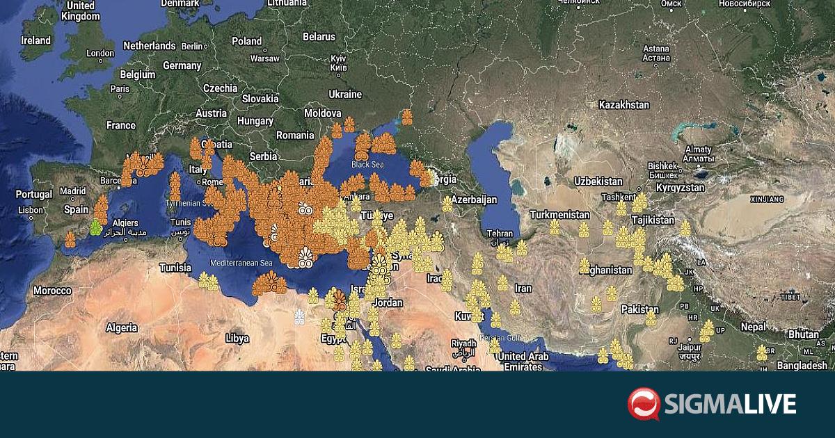 Ο χάρτης της Αρχαίας Ελλάδας και Κύπρου στο Google Maps - Sigmalive