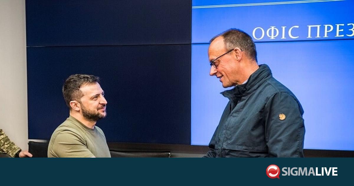 Συναντήθηκε με τον Μερτς ο Ζελένσκι - Sigmalive