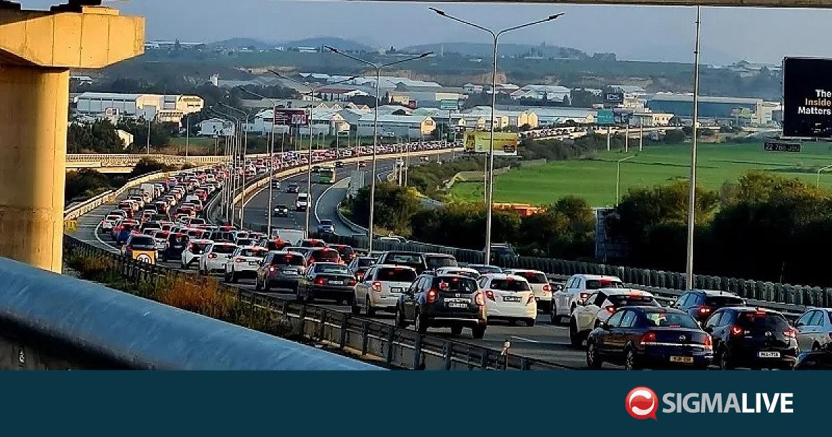 «Για λόγους ασφάλειας το κλείσιμο δύο λωρίδων - Δεν αναμενόταν πυκνή τροχαία» - Sigmalive
