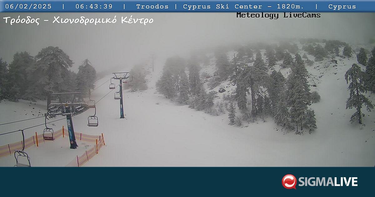 Χειμερινό σκηνικό με βροχές και χιόνια στα ορεινά - Άγγιξε τους -7 - Sigmalive