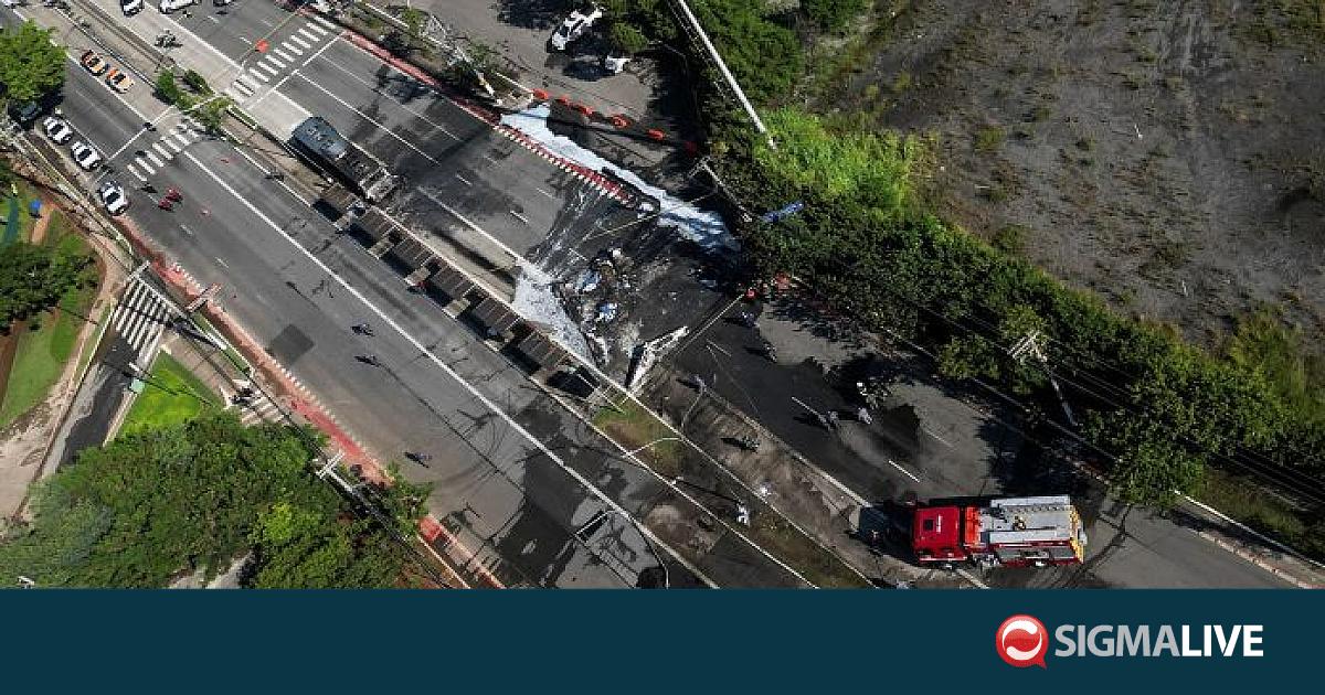 Μικρό αεροπλάνο έπεσε σε λεωφορείο στο Σάο Πάολο – Δύο νεκροί (ΒΙΝΤΕΟ ...