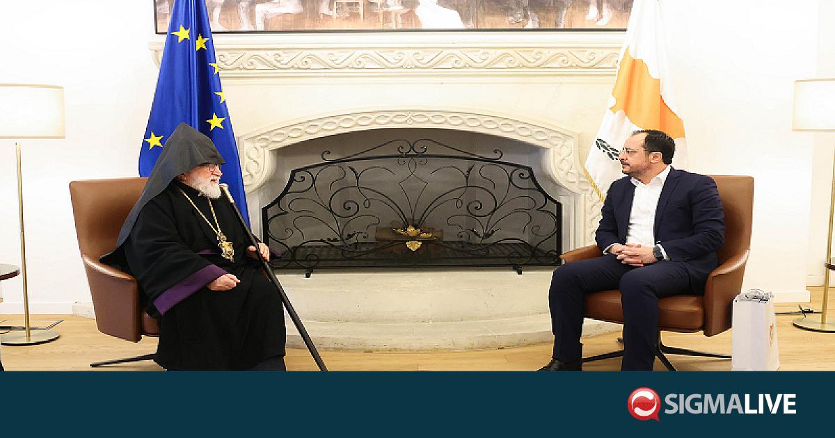 Με τον Αρχιεπίσκοπο Αρμενίων Κύπρου συναντήθηκε ο Πρόεδρος - Sigmalive