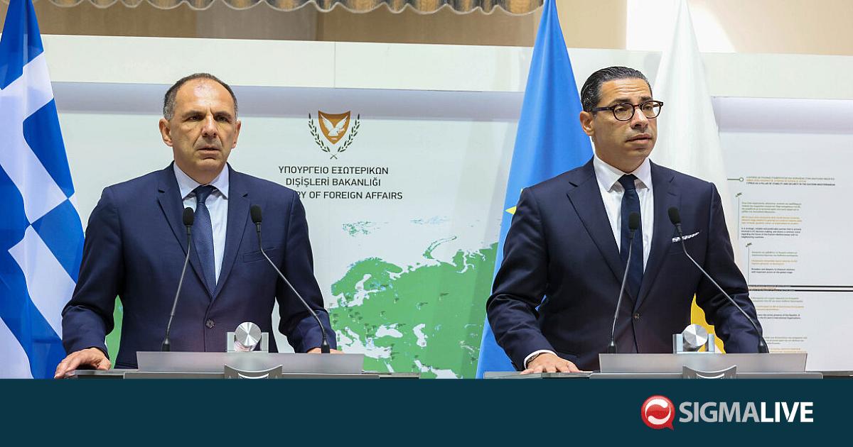 Ενημέρωσε τον Κόμπο για συνάντησή του με ΓΓ ΟΗΕ ο Γεραπετρίτης - Sigmalive