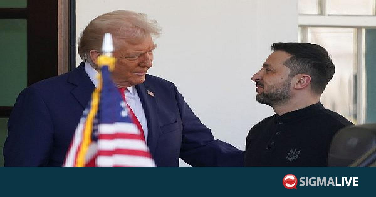 ΗΠΑ: Ο Ζελένσκι έφθασε στον Λευκό Οίκο για συνομιλίες με τον Ντόναλντ Τραμπ - Sigmalive
