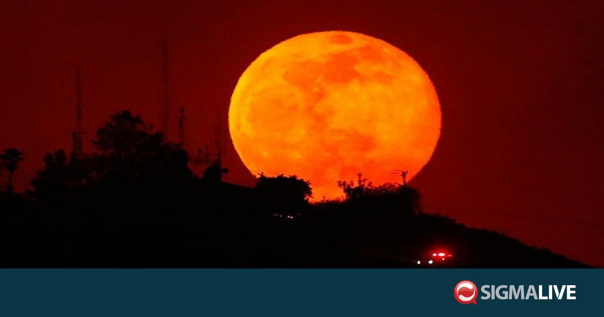 Πανσέληνος 2025: Σήμερα το «ματωμένο φεγγάρι» (vid) - Sigmalive
