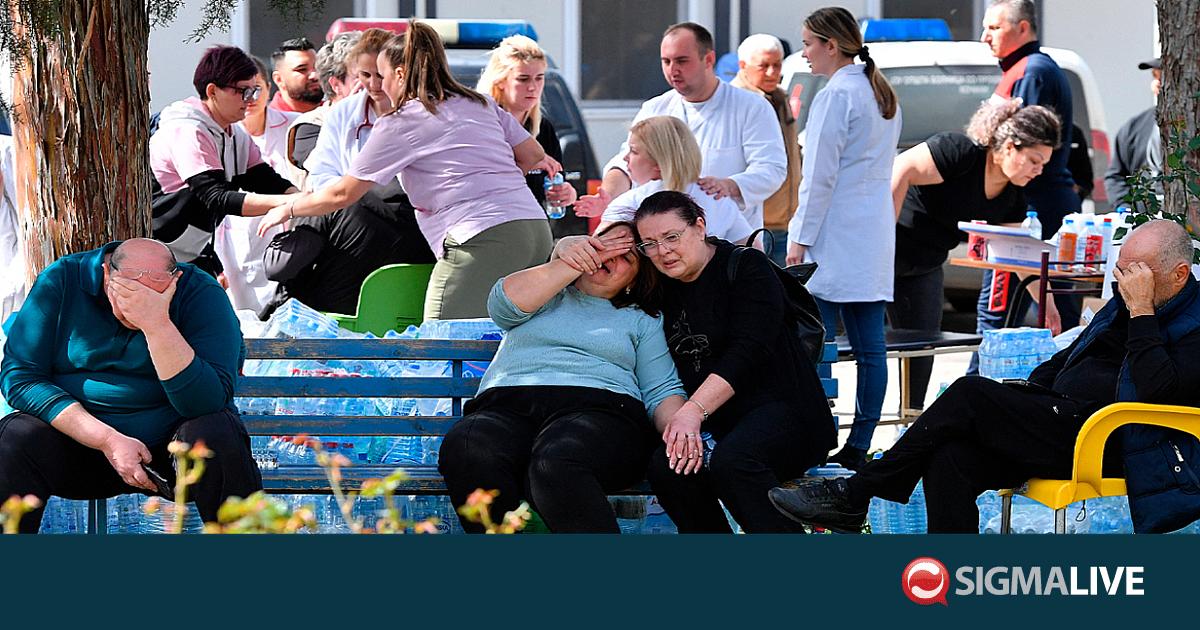 Συγκεντρώσεις σε Σκόπια και Κότσανι για το τραγικό συμβάν με 59 νεκρούς - Sigmalive