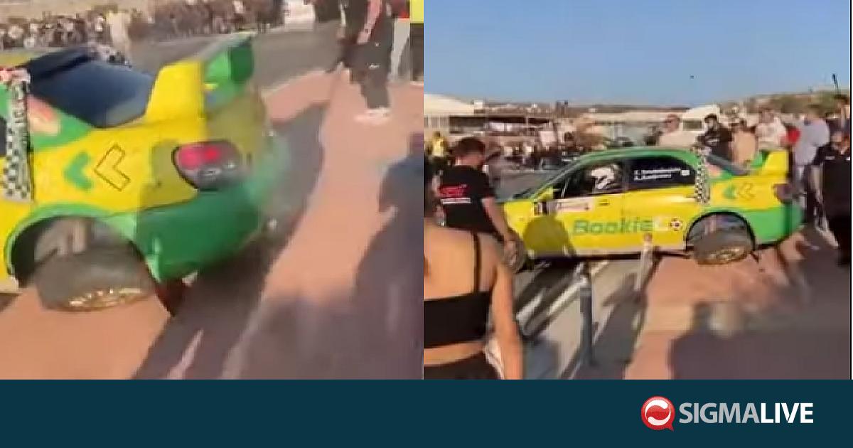 ΒΙΝΤΕΟ: Παραλίγο φοβερό ατύχημα σε αγώνα ράλι στην Πάφο - Sigmalive