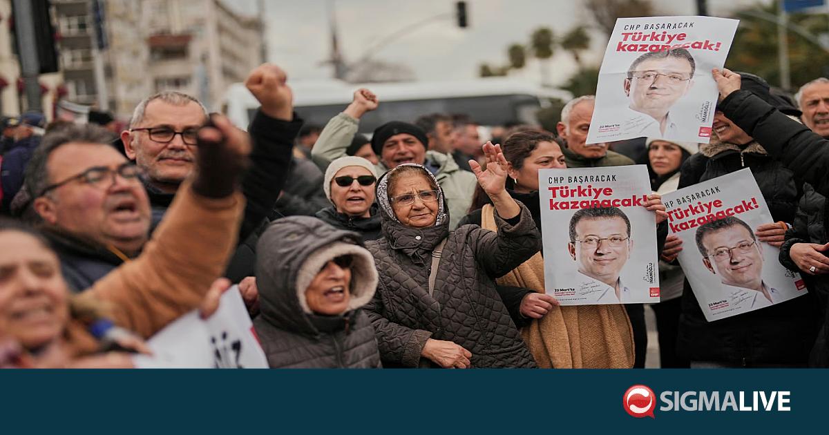 Αναβρασμός στην Κωνσταντινούπολη μετά τη σύλληψη Ιμάμογλου (ΒΙΝΤΕΟ) - Sigmalive