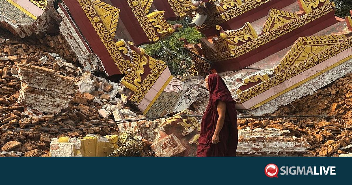 Μιανμάρ: Άνδρας ανασύρθηκε ζωντανός από τα συντρίμμια 5 μέρες μετά τον σεισμό - Sigmalive