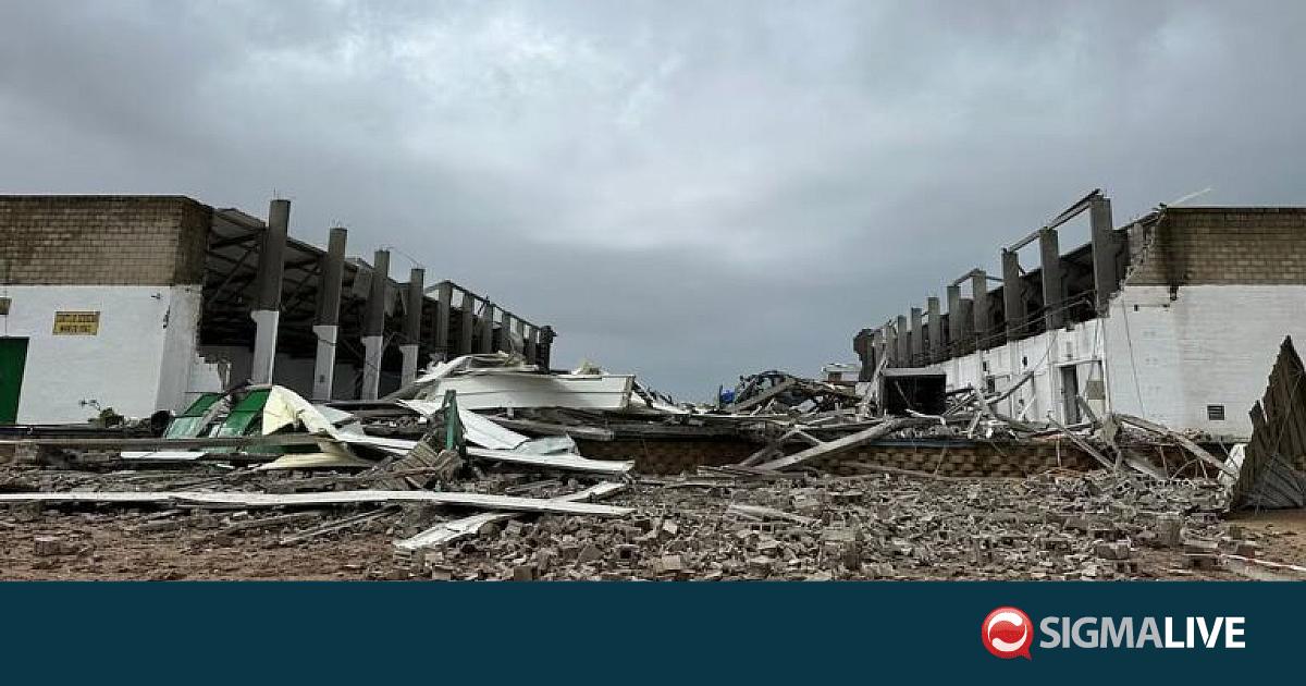 Ισπανία: 3 νεκροί από την κατάρρευση υπόστεγου εξαιτίας θυελλωδών ανέμων - Sigmalive