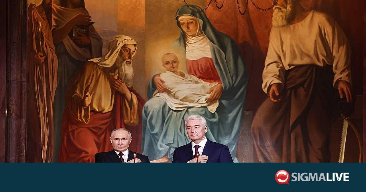 Πούτιν: Στη λειτουργία της Ανάστασης μετά την κήρυξη κατάπαυσης του ...