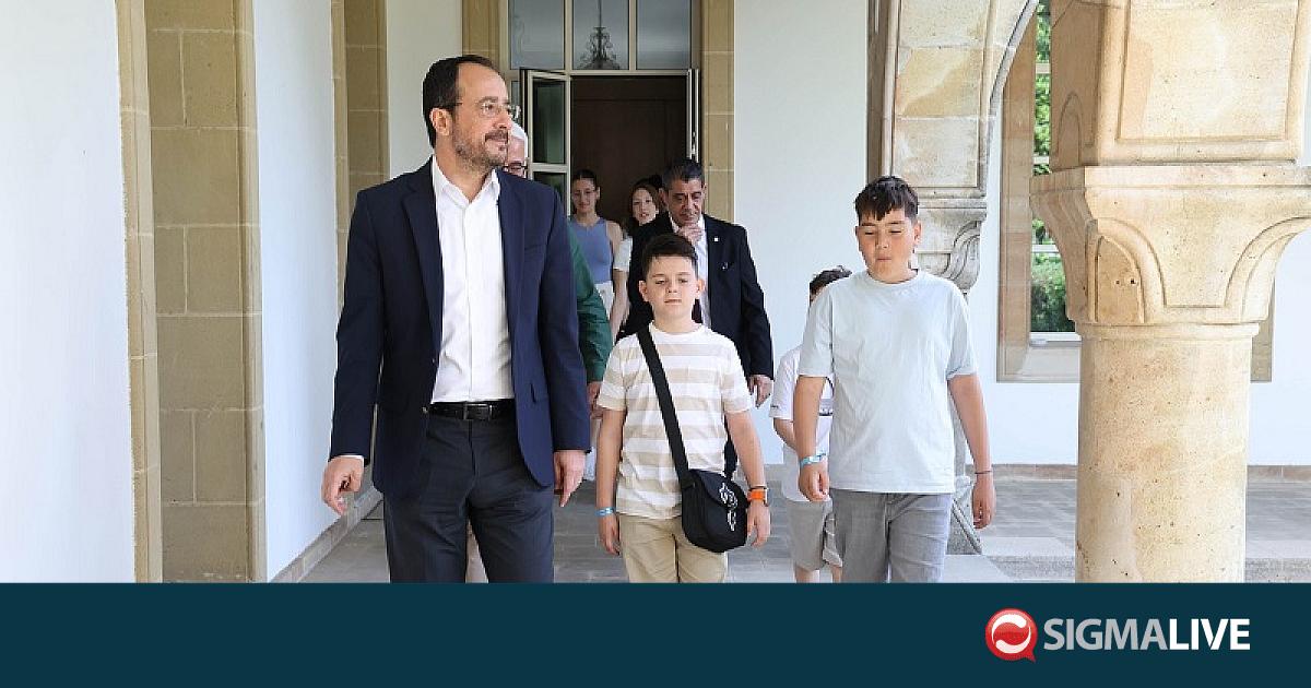 Στην «αγκαλιά» της Κύπρου 20 μικροί ήρωες-Φιλοξενήθηκαν στο Προεδρικό (ΒΙΝΤΕΟ) - Sigmalive