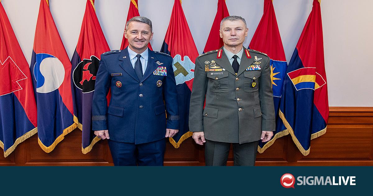 Για πρώτη φορά στο Πεντάγωνο ο Αρχηγός της Εθνικής Φρουράς της Κύπρου - Sigmalive