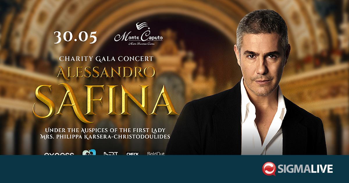 Φιλανθρωπική Γκαλά Συναυλία με τον Alessandro Safina στη Λεμεσό - Sigmalive