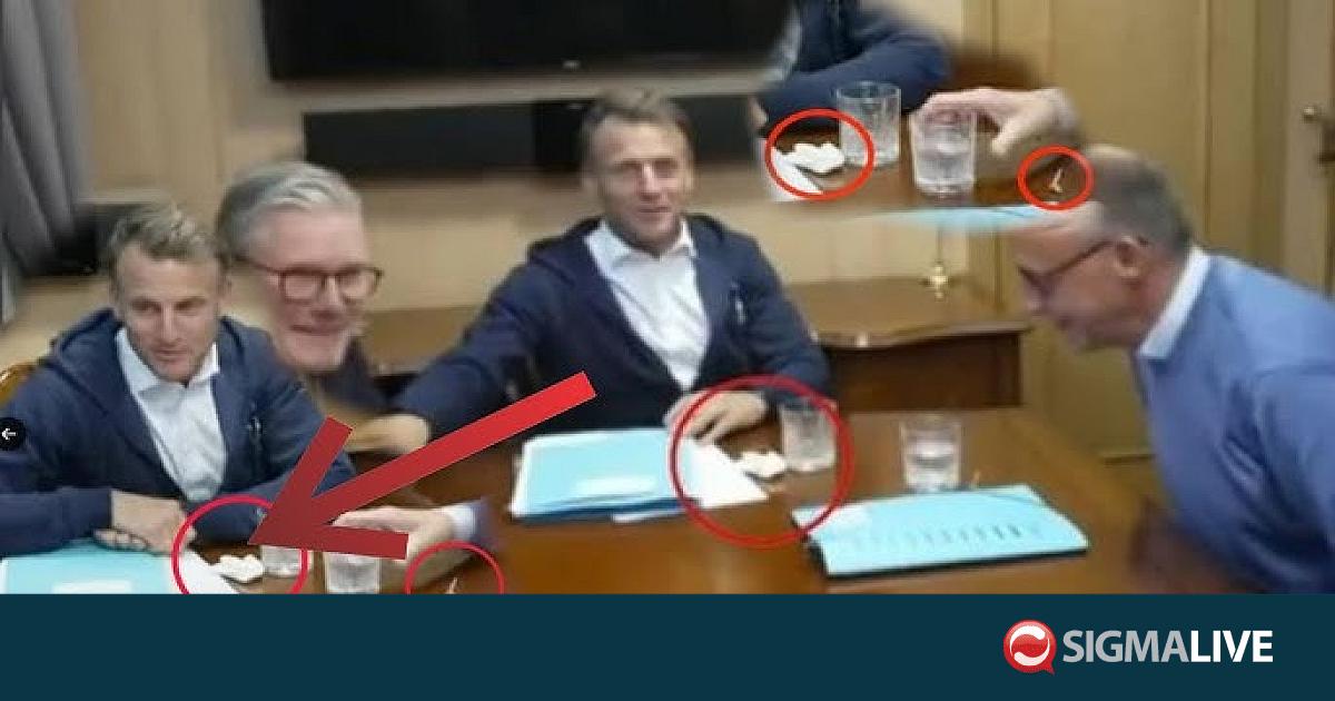 «Χαρτομάντιλο ή κοκαΐνη;» - Το γραφείο του Μακρόν απαντά στο viral βίντεο - Sigmalive