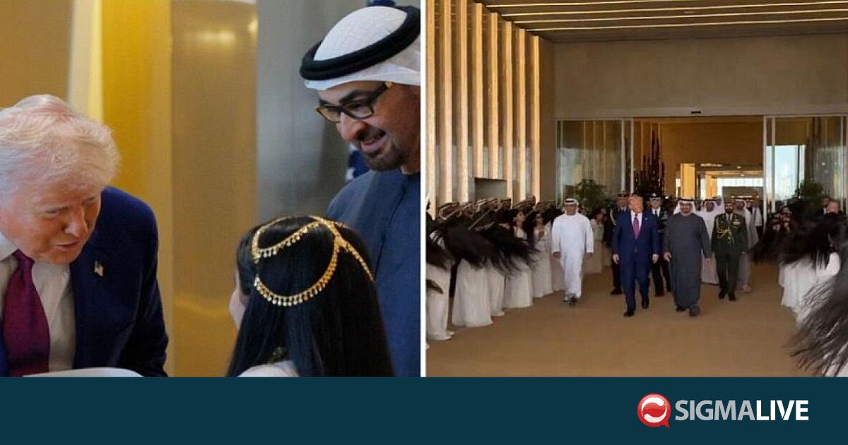 Viral υποδοχή σε Τραμπ με γυναικείο «χορό των μαλλιών» στα ΗΑΕ (ΒΙΝΤΕΟ) - Sigmalive