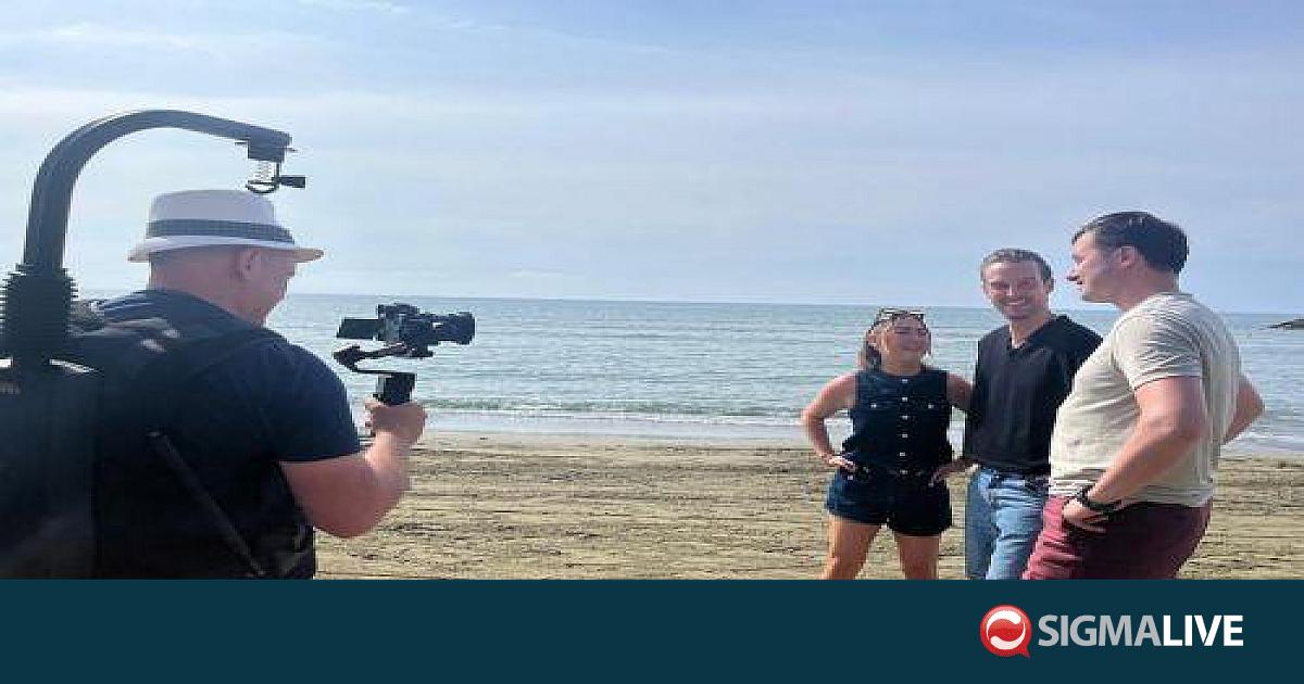 Τηλεοπτικό συνεργείο ιρλανδικής ταξιδιωτικής σειράς στη Λάρνακα για γυρίσματα - Sigmalive