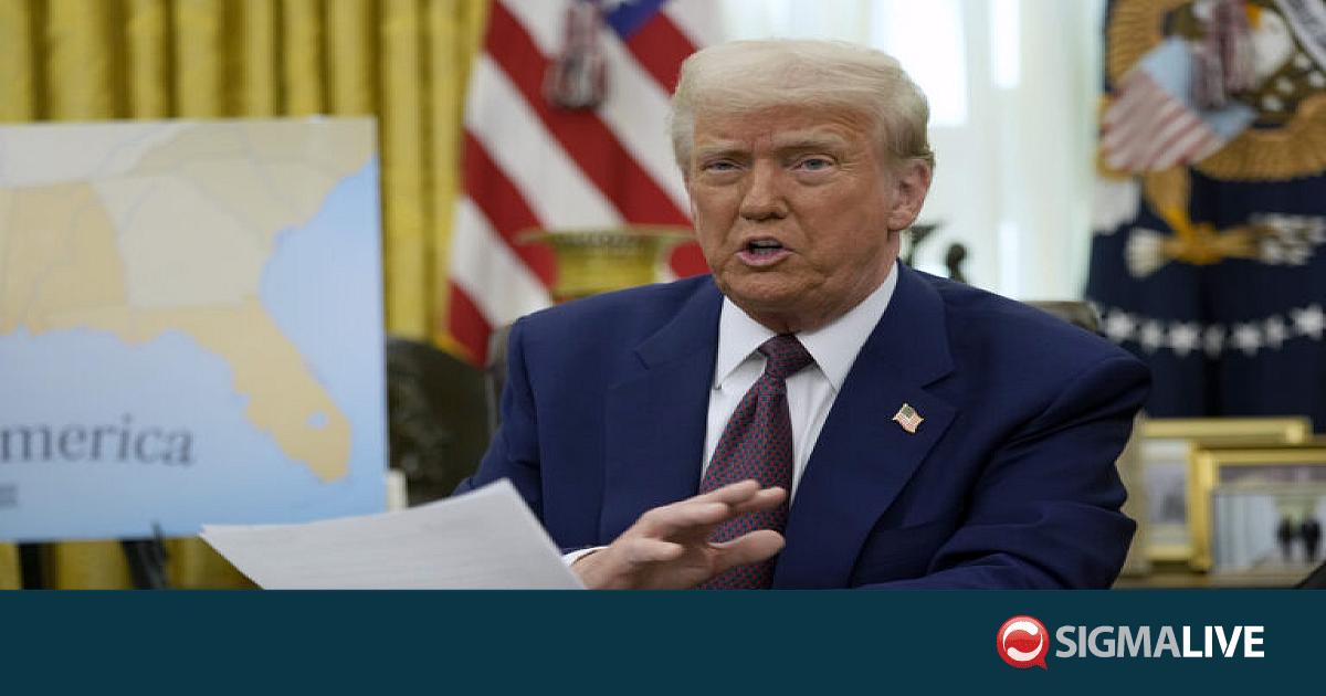 Τραμπ:Με εκτελεστικό διάταγμα αυξάνει στο 50% τους δασμούς σε χάλυβα-αλουμίνιο - Sigmalive