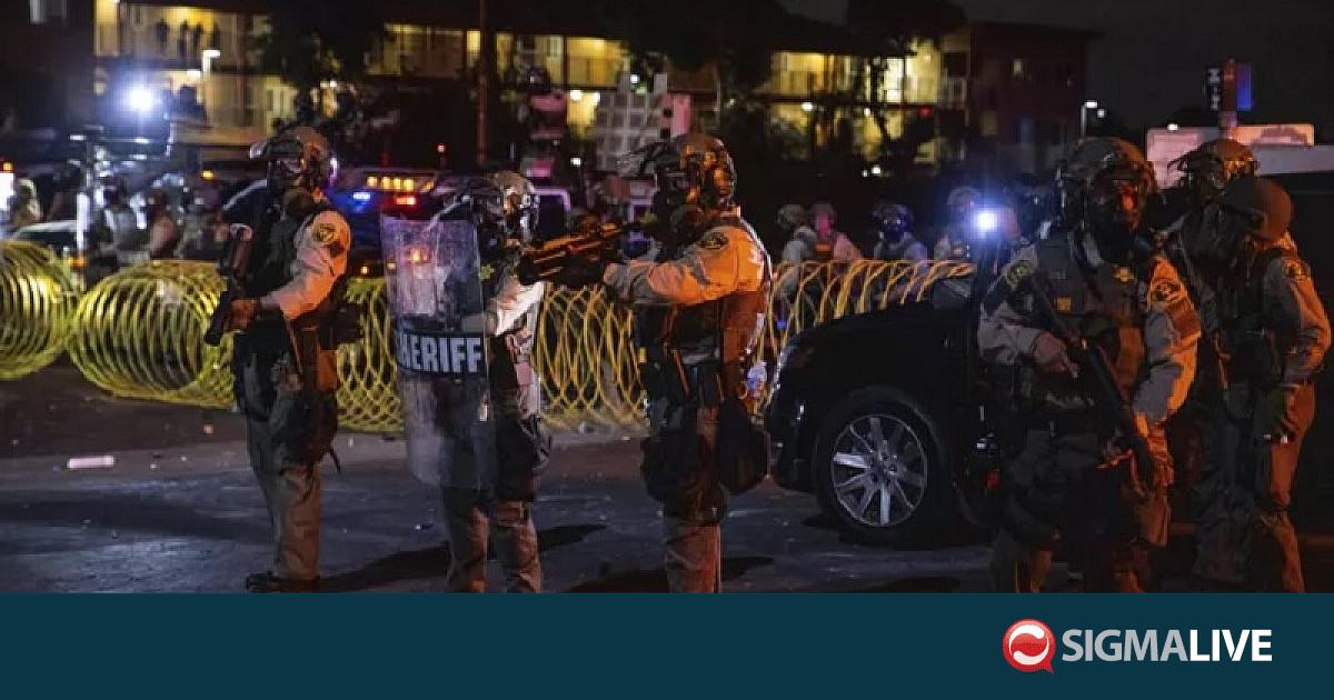 Πεδίο μάχης το Λος Άντζελες: Επί ποδός μέλη της Εθνοφρουράς (ΒΙΝΤΕΟ) - Sigmalive