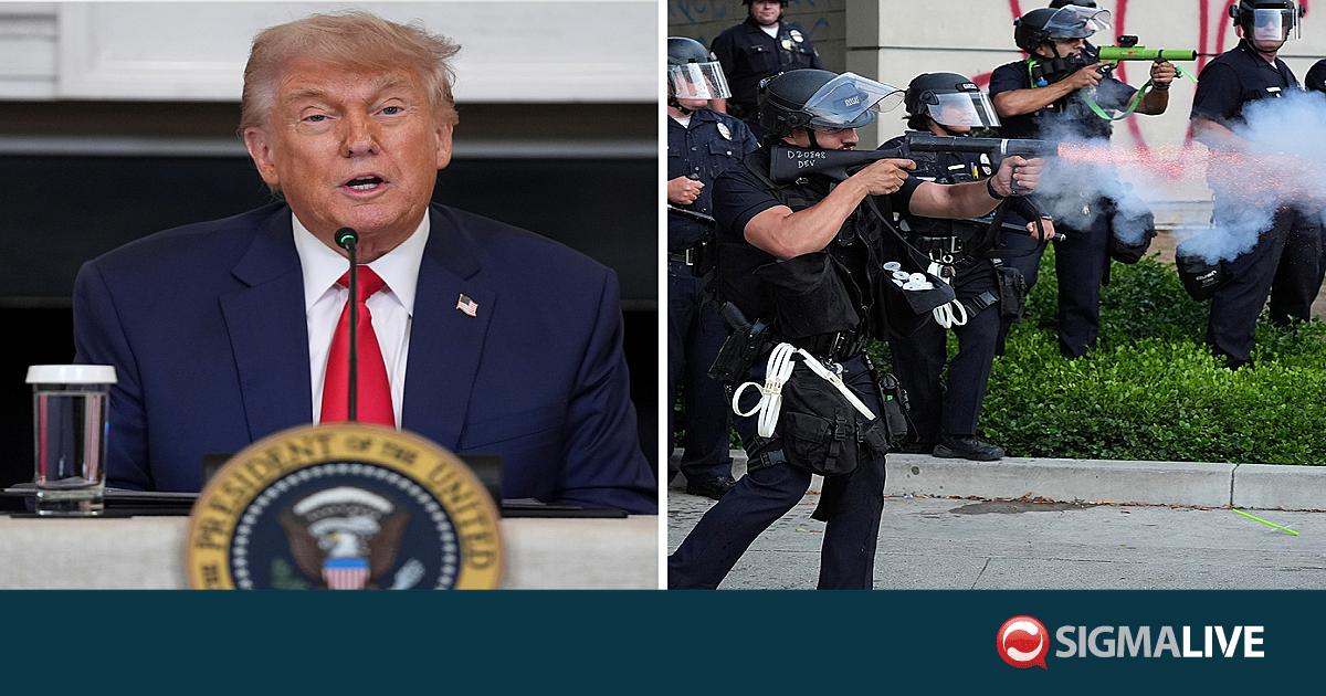 Τραμπ: «Αν δεν είχα στείλει τον στρατό, το Λος Άντζελες θα καιγόταν» - Sigmalive