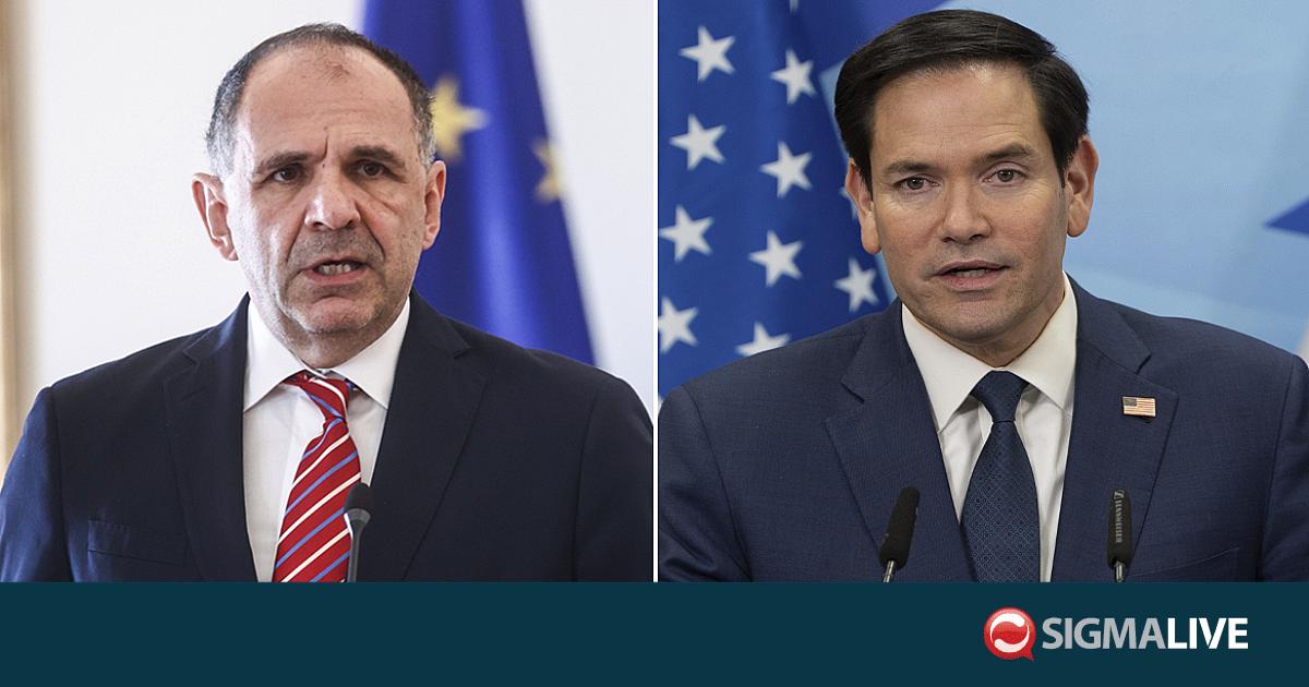 Γεραπετρίτης-Ρούμπιο: Επισημάνθηκε η αξιοπιστία Ελλάδας στην περιοχή ...