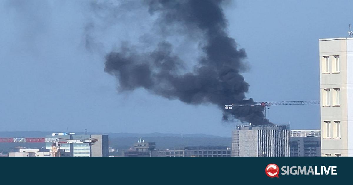 Μεγάλη πυρκαγιά σε υψηλό κτήριο στο Βερολίνο (ΒΙΝΤΕΟ) - Sigmalive