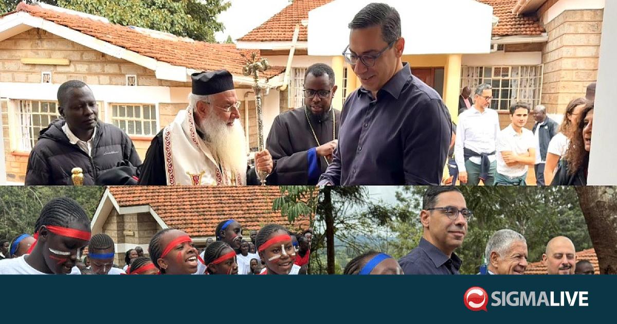 Στο ορφανοτροφείο «Μακάριος» στην Κένυα ο ΥΠΕΞ -«Ξεχωριστή η επίσκεψη» (PICS) - Sigmalive