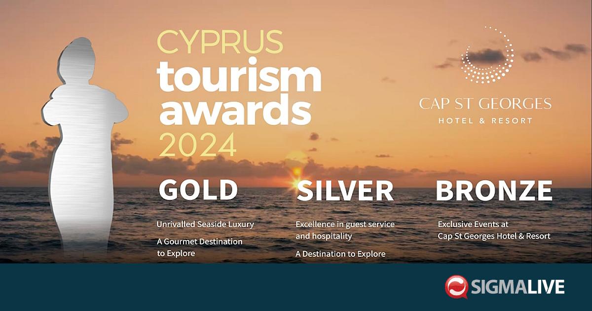 6 Διακρίσεις για το Cap St Georges Hotel & Resort στα Cyprus Tourism Awards 24 - Sigmalive