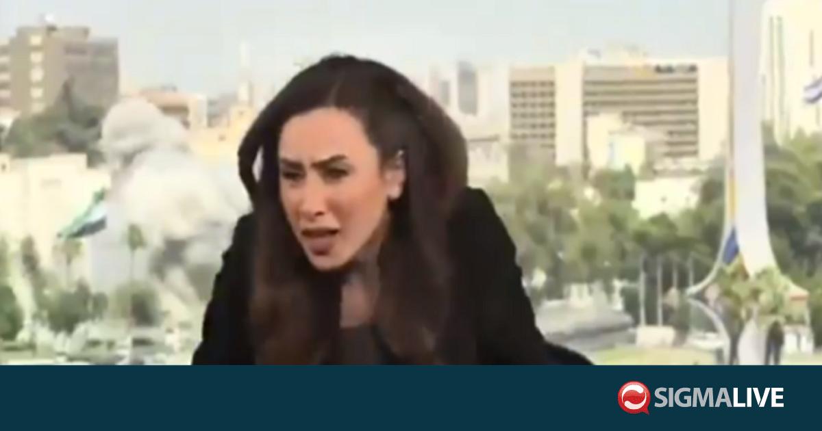 BINTEO:Το ισραηλινό χτύπημα στη Δαμασκό σε live μετάδοση από τηλεοπτικά κανάλι - Sigmalive