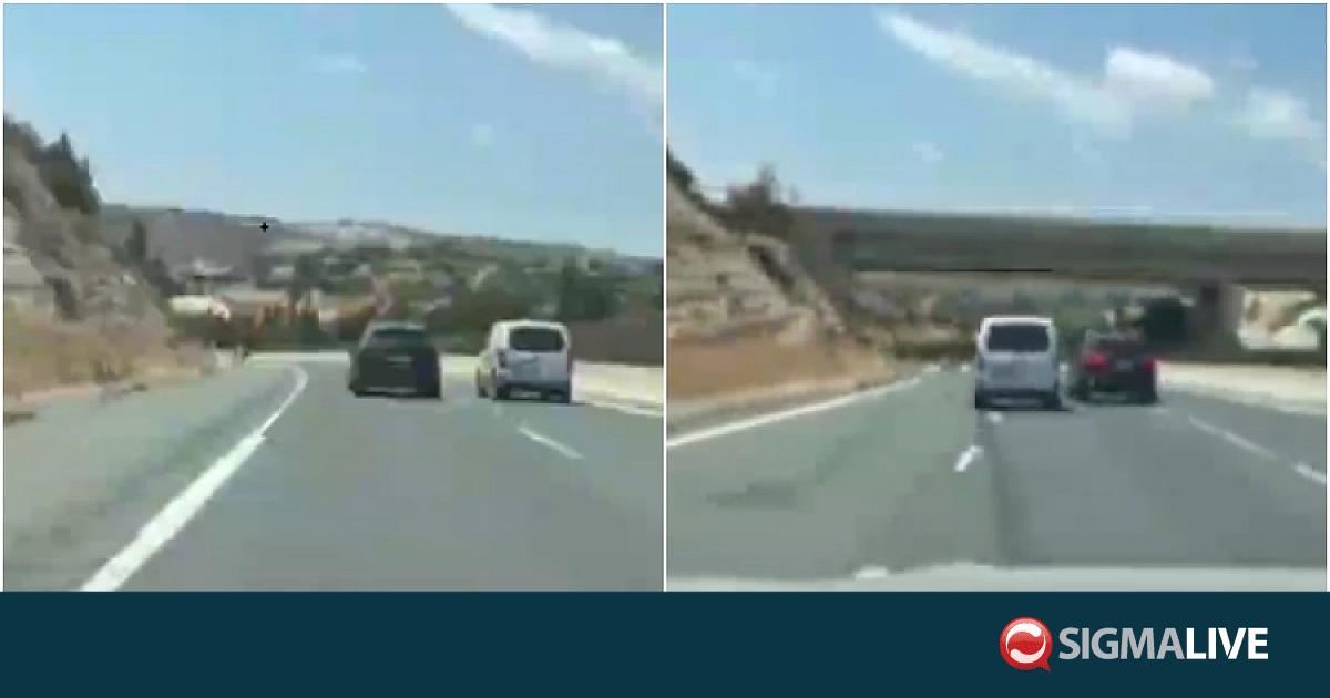 ΒΙΝΤΕΟ: Επικίνδυνος οδηγός προσπαθεί να προκαλέσει τροχαίο στον αυτο ...