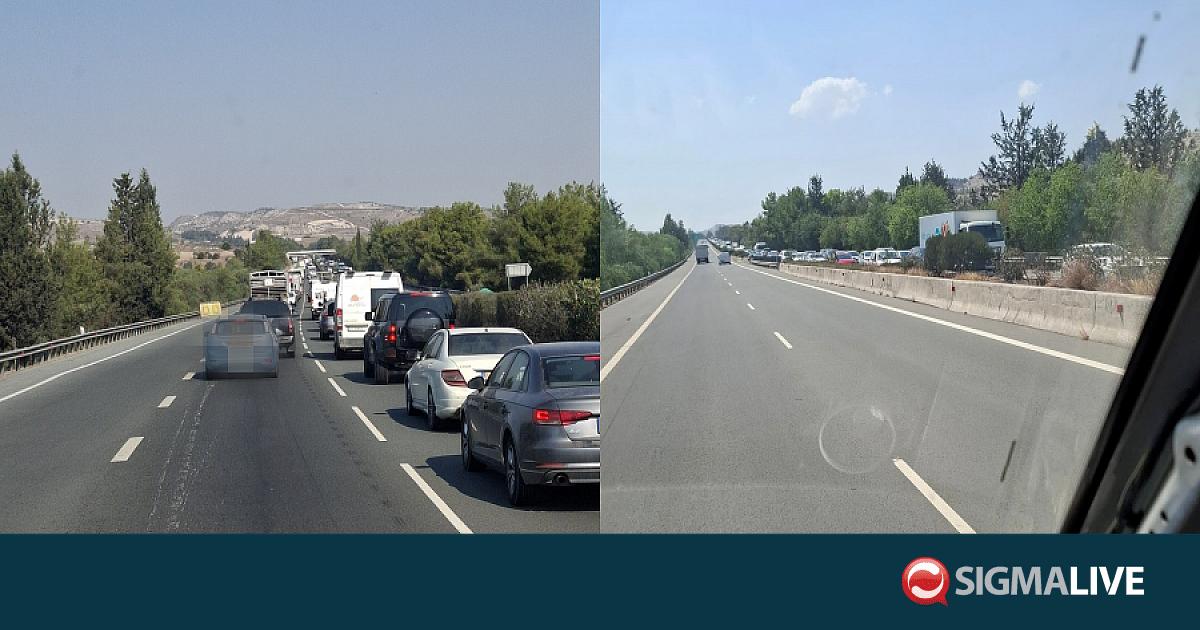 Τροχαίο προκάλεσε κυκλοφοριακό χάος στον αυτοκινητόδρομο Λευκωσίας ...