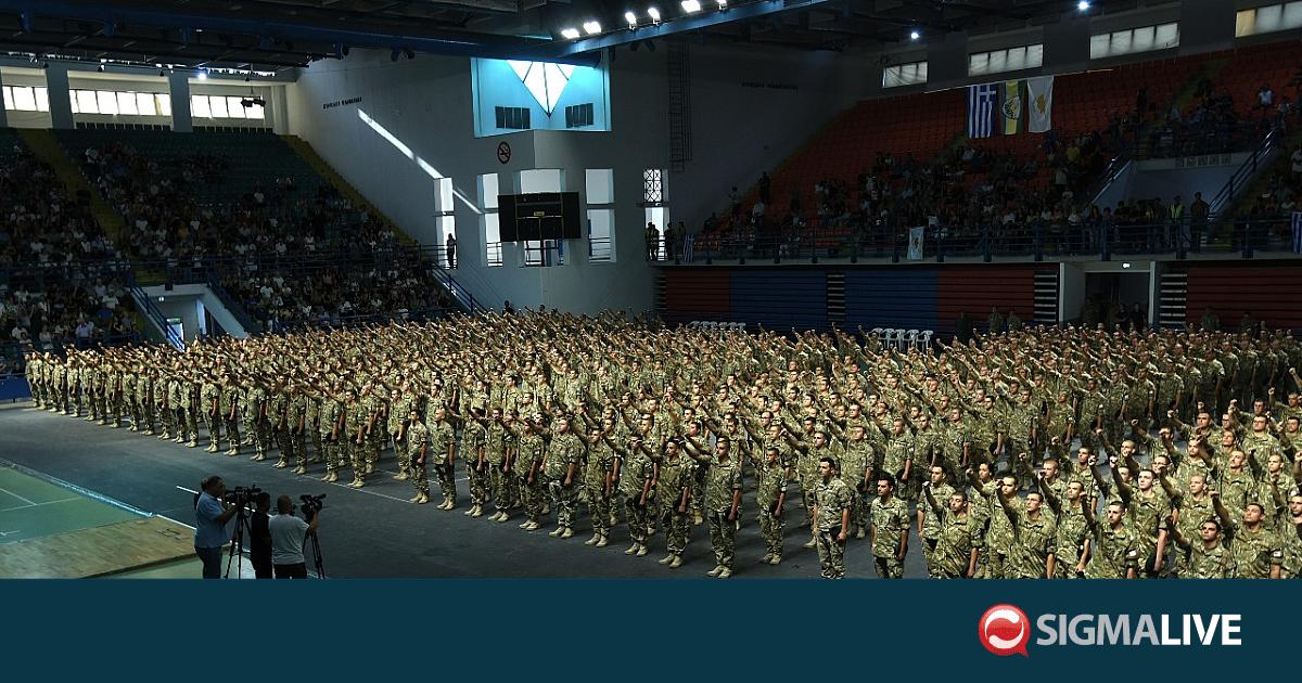 ΦΩΤΟ: Ορκίστηκαν πίστη στην πατρίδα οι νεοσύλλεκτοι της 2025 ΕΣΣΟ - Sigmalive