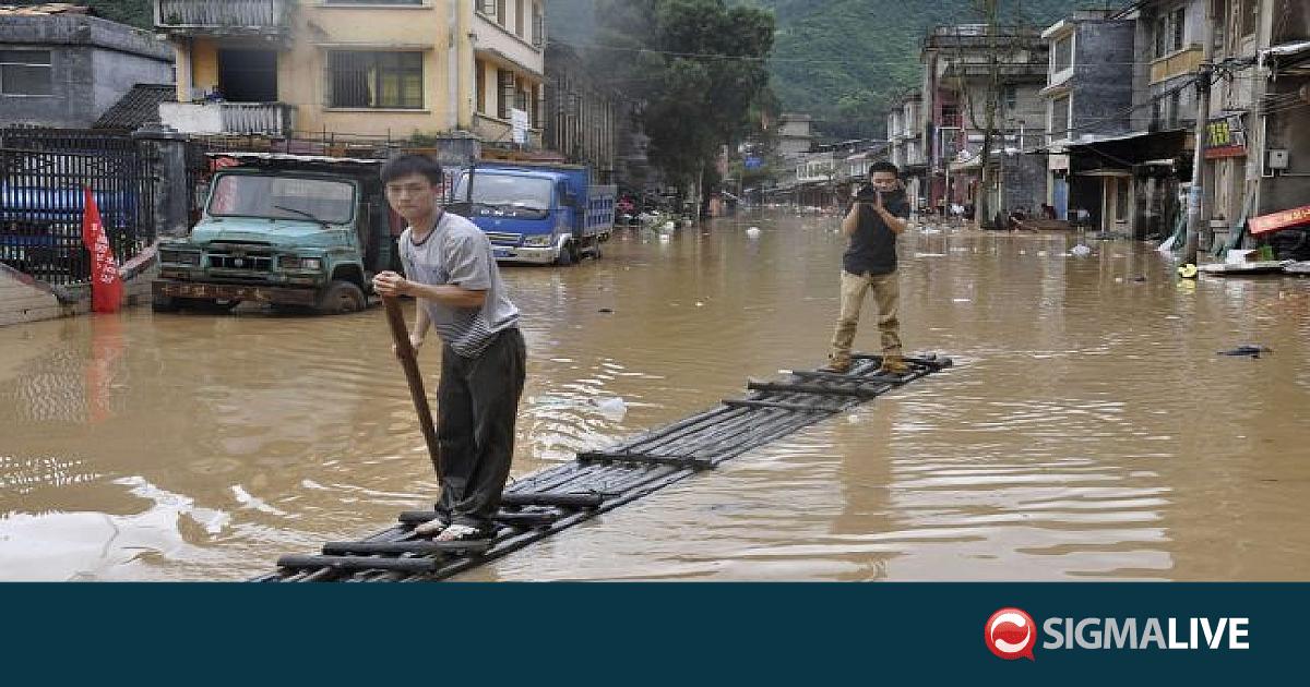 Συναγερμός στην Κίνα για νέες βροχοπτώσεις - Πάνω από 82.000 απομακρύνσεις - Sigmalive