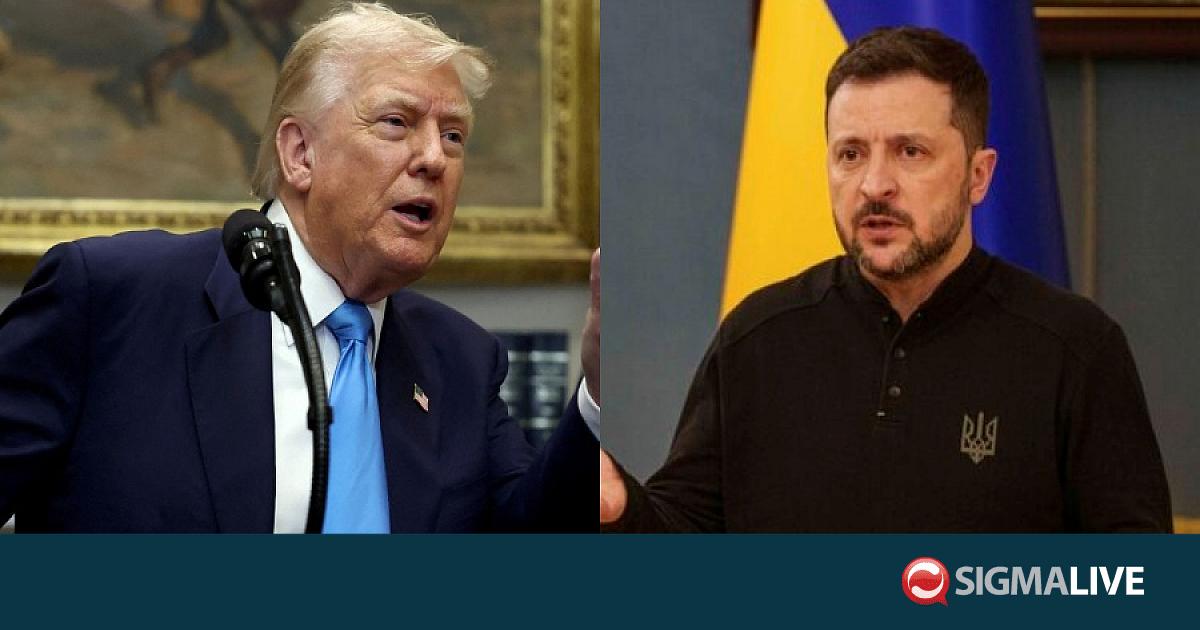 Ζελένσκι -Τραμπ: Συζήτηση για κυρώσεις και αμυντική συνεργασία με drones - Sigmalive
