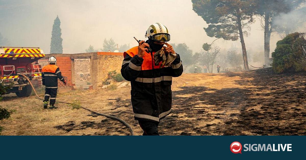 Γαλλία: Οι πυροσβέστες δίνουν για τρίτη ημέρα μάχη με τεράστια πυρκαγιά ...