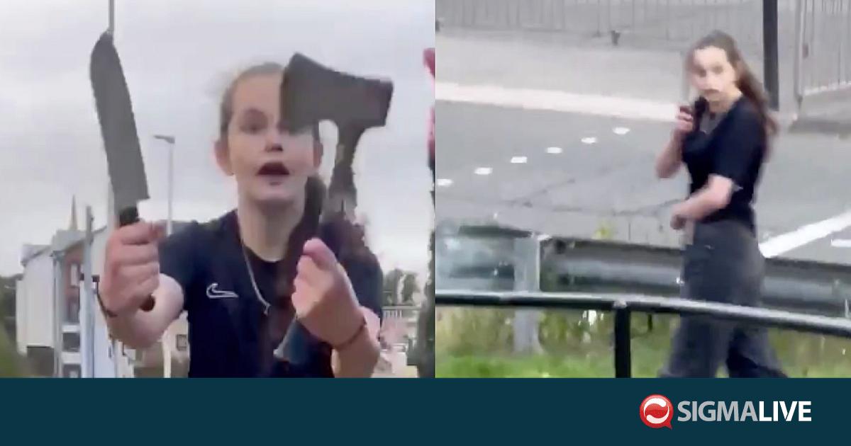Σκωτία: Viral η 14χρονη που συνελήφθη με τσεκούρι και μαχαίρι - Ο λόγος ...