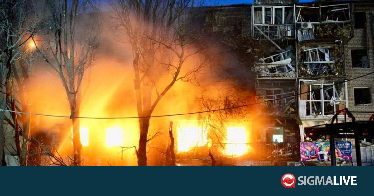 Ρωσικά πλήγματα σε Ντνιπροπετρόφσκ και Ζαπορίζια (ΦΩΤΟ&ΒΙΝΤΕΟ) - Sigmalive